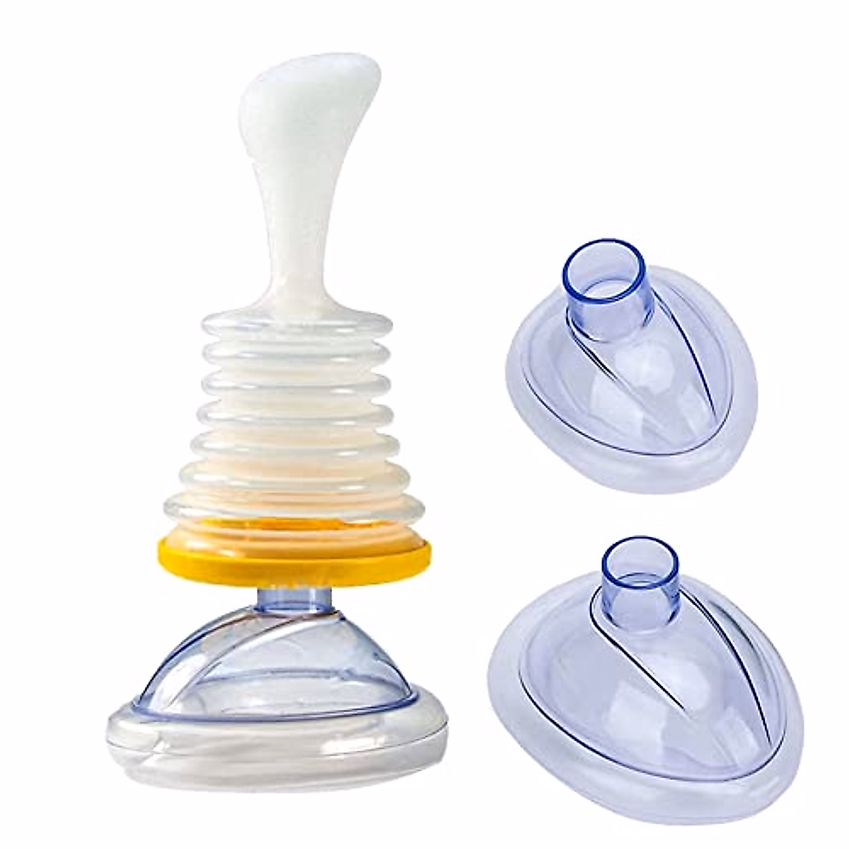 2023 New Choking Rescue Device - 2 Different Size Masks,Professional Choking Emergency Device for Adult and Children,Portable Training Suction Anti Choking Device