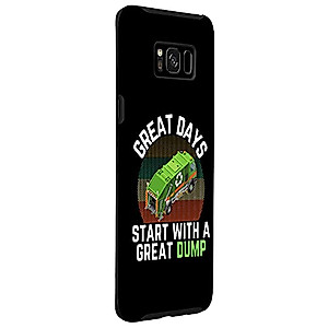 Galaxy S8+ Garbage Truck Recycling Trash Rubbish Recycle Great Dump Day Case