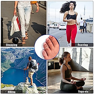 30pcs Silicone Anti-Friction Toe Protector, Breathable Toe Protectors Clear Toe Covers Silicone Toe Guards Soft Toe Sleeves for Women Men