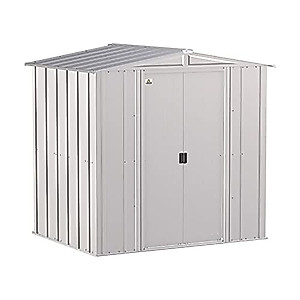 Arrow Shed Classic 6' x 5' Outdoor Padlockable Steel Storage Shed Building