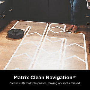 Shark AV2501S AI Robot Vacuum with HEPA Self-Empty Base, Bagless, 30-Day Capacity, LIDAR Navigation, Perfect for Pet Hair, Compatible with Alexa, Wi-Fi Connected, Black
