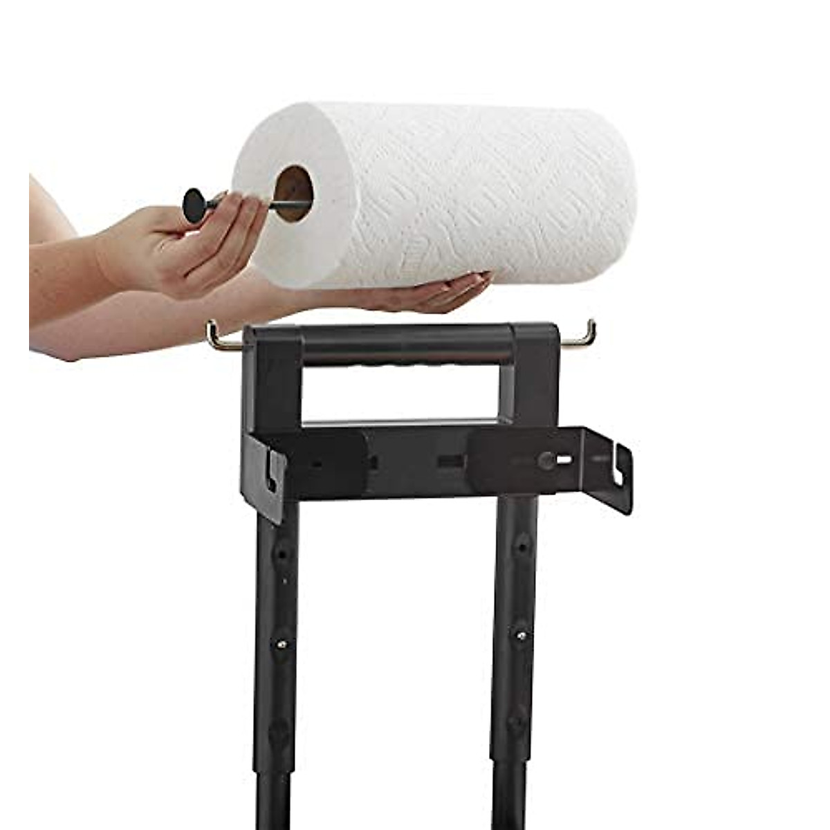 Mr. Bar-B-Q Adjustable Grilling Caddy | Store all your Grilling Accessories in One Place | Roller Towel Holder | Reduce Mess While Grilling