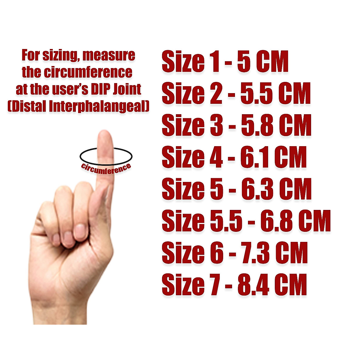 Rehabilitation Advantage Stax Finger Splints, Variety Set of 8