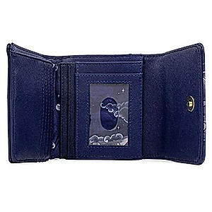 Disney Aladdin Jasmine Castle Kisslock Polyurethane Wallet,Lightweight