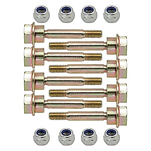 Gpartsden 532192090 Shear Bolt & Nut Set Pack of 8 for Husqvarna 532179828 532187494 532188243 588077501 601001986 AYP 192090 ST2109 ST230 ST261 ST276 188243 (8PCS)