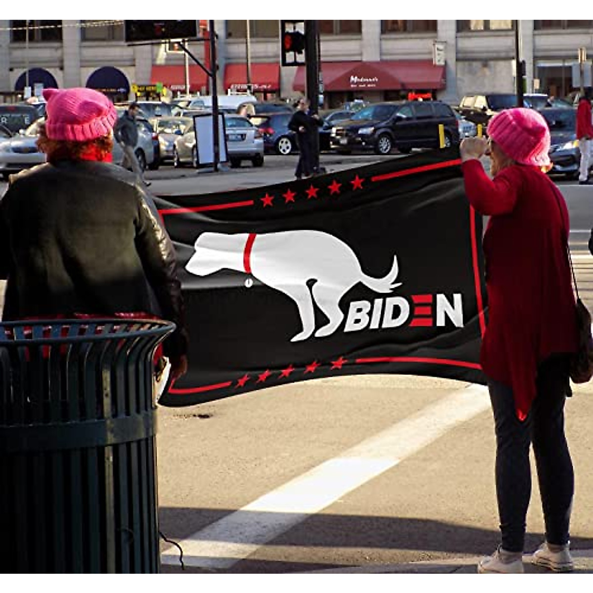 Aliurye--BIDEN Flag 3X5 FT，2 Sturdy Brass Buckles100%Polyester Not Easy To Fade. (black3)