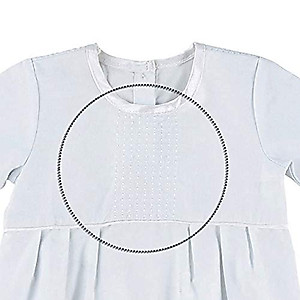 Stephan Baby Stephan Baby Keepsake Cotton Knit Baptism Gown in 2 Styles, Baby Boy, Fits 0-3 Months