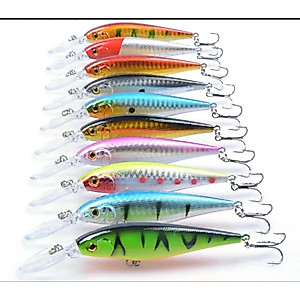 Crankbaits Minnow Fishing Lures wobbler 10pack lot
