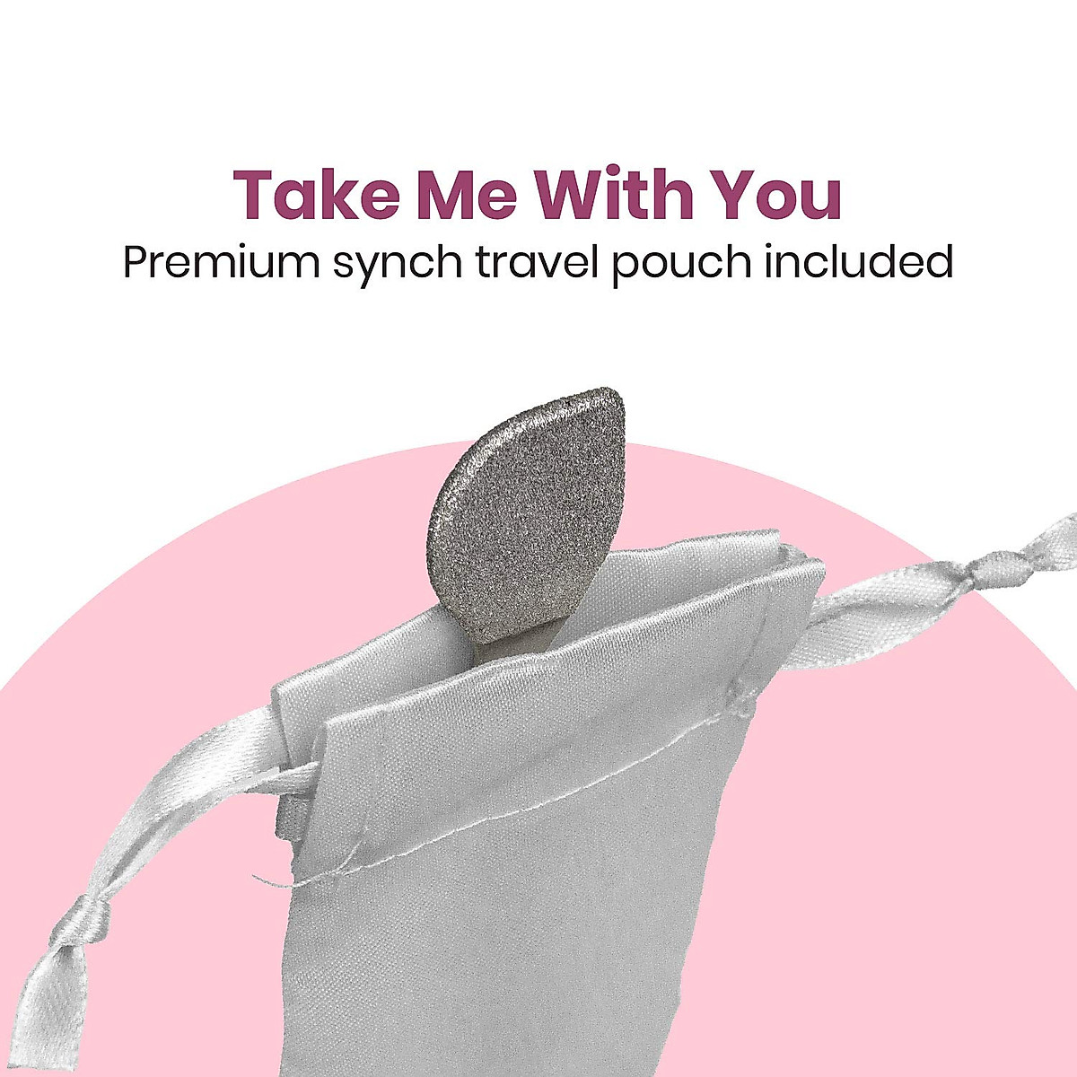 Lindo Beauty Face Buffer - Microdermabrasion Exfoliation Tool, Diamond dust Infused Skin Buffering tool, Smooth Skin, Radiant Complexion, Reduce Fine Lines and Wrinkles, Travel Pouch Included