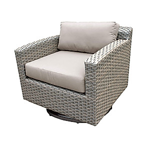 TK Classics TKC055b-SC Florence Seating Outdoor Furniture, Grey