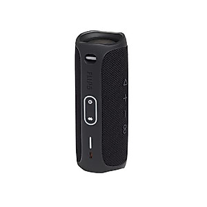 JBL FLIP 5 Portable Speaker IPX7 Waterproof Bundle with gSport Limited Edition Carbon Fiber Case (Black)