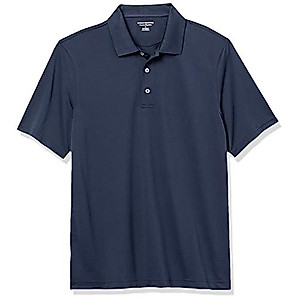 Amazon Essentials Men's Regular-Fit Quick-Dry Golf Polo Shirt (Available in Big & Tall), Dark Navy, X-Large