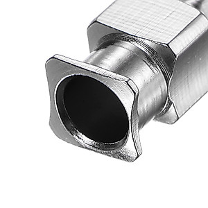 HARFINGTON 10pcs 16Gauge Stainless Steel Dispensing Needles, 1 1/2" All Metal Glue Needle Tube Blunt Tips Luer Lock for Thick Liquids, Ink, Glue, Lab Use