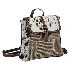 Myra Bag Women's Crossroads Cowhide Backpack Brown One Size