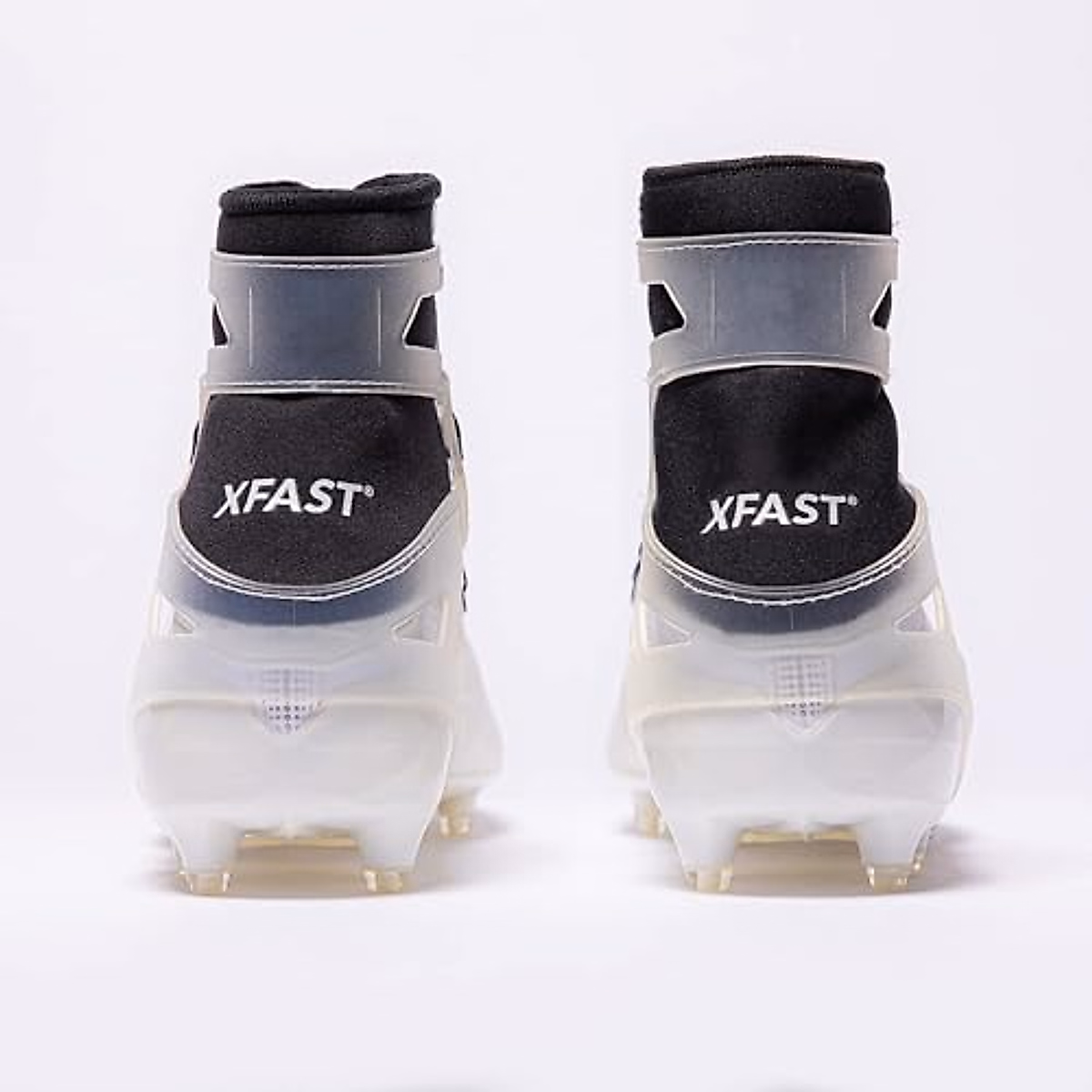 ARYSE XFAST - Cleat Ankle Brace & Stabilizer - Superior Ankle Support for Men and Women. Football, Soccer, Lacrosse, Rugby & More - (Medium, Frosted, Pair)