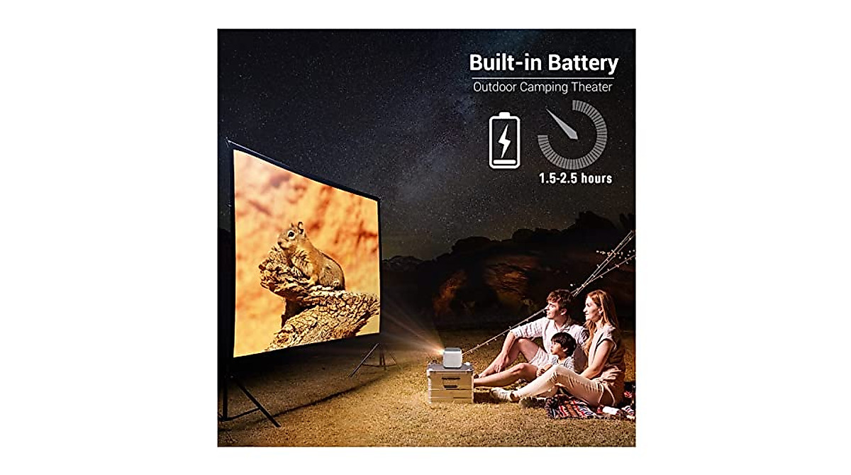 DINOY R20 Pro 4K Projector - Portable 300-Inch Cinema Experience