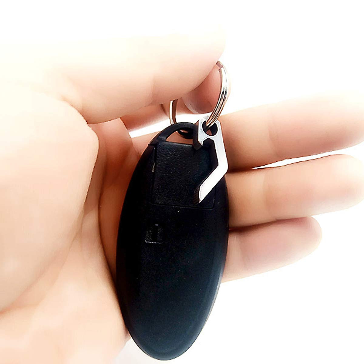 Titanium Keychain Mini Beer Bottle Opener with Stainless Steel Key Rings by Fanycs