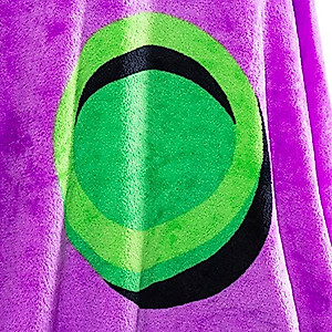 getDigital Purple Tentacle Wearable Throw Blanket with Sleeves - Cozy Fleece Blanket for Adults - Funny Merchandise Inspired by The Retro PC-Game Day of The Tentacle - One Size 55.12 x 78.74 inch