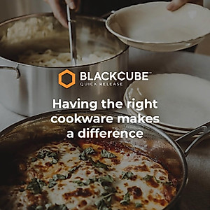 Frieling Black Cube Quick Release Cookware Sauté Pan With Lid - 11-Inch/4.5 Quart - Nonstick Frying Pan - Induction Cookware - Deep Frying Pan with Lid - Skillet with Lid - Induction Pan - Kitchen Pan