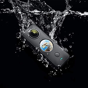 Insta360 ONE X2 360 Degree Waterproof Action Camera, 5.7K 360, Stabilization, Touch Screen, AI Editing, Live Streaming, Webcam, Voice Control