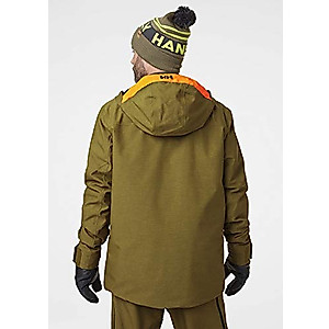 Helly-Hansen Mens Garibaldi 2.0 Waterproof Ski Jacket, 458 Uniform Green, X-Large