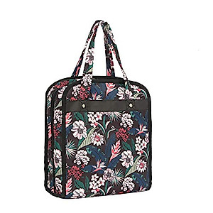 PACMAXI Sewing Machine Accessories Storage and Pad Set, Water-Resistant Floral Sewing Accessories Organizer