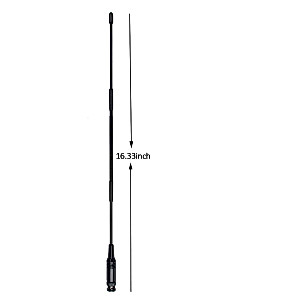 HYS 27Mhz 13-Inch BNC-Male Antenna for CB Handheld/Portable Radio with BNC Connector Compatible with Cobra Midland Uniden Anytone CB Radio