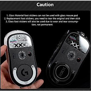 for Razer Mouse Skates Compatible with Razer Viper/Viper Ultimate/Viper 8K Hz Sweatproof Anti-Slip for Razer Viper Glass Mouse Skates