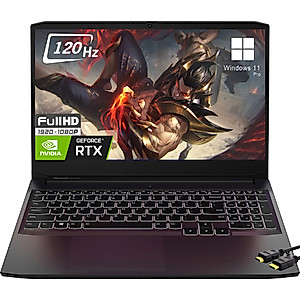 Lenovo Ideapad 3 Gaming 15.6" 120Hz FHD IPS Laptop, 6-Core AMD Ryzen 5 6600H(Beats i7-11700H), GeForce RTX 3050 Graphics, 24GB DDR4 RAM, 1024GB PCIE SSD, Backlit KeyBoard, HDMI CABLE, Win 11 PRO, Grey