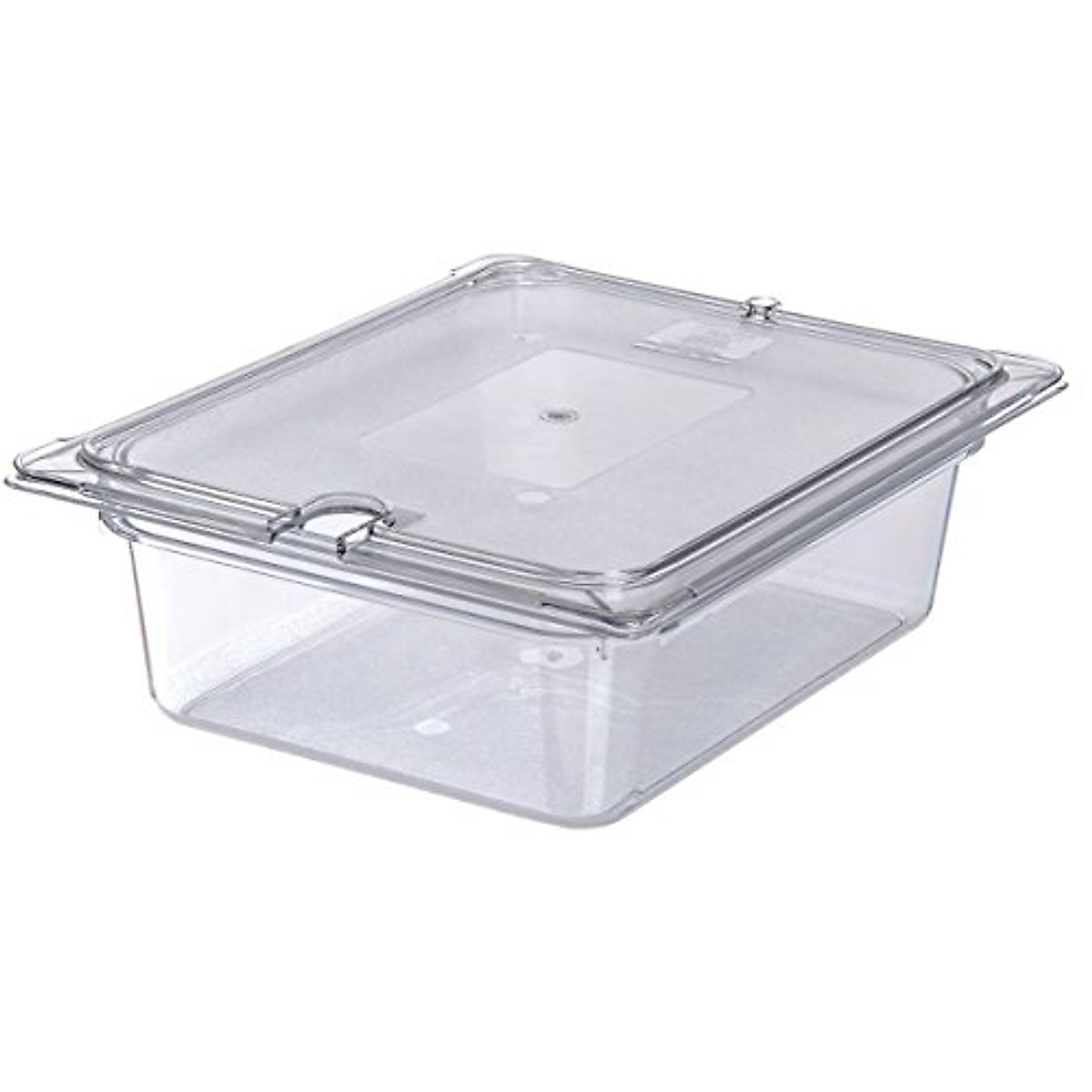 Carlisle FoodService Products 10221B07 StorPlus Half Size Food Pan, Polycarbonate, 4" Deep, Clear