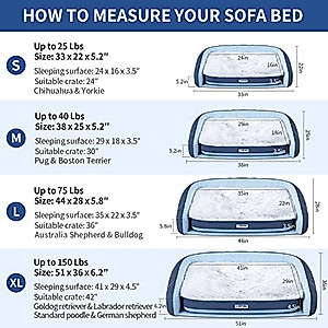 ERPIMA Orthopedic Dog Bed, Memory Foam Bolster Couch Dog Bed for Large Dogs, Cooling Gel Foam Dog Bed,Removable Washable Cover Pet Bed, Nonskid Dog Mat with CertiPUR-US® Certified Foam