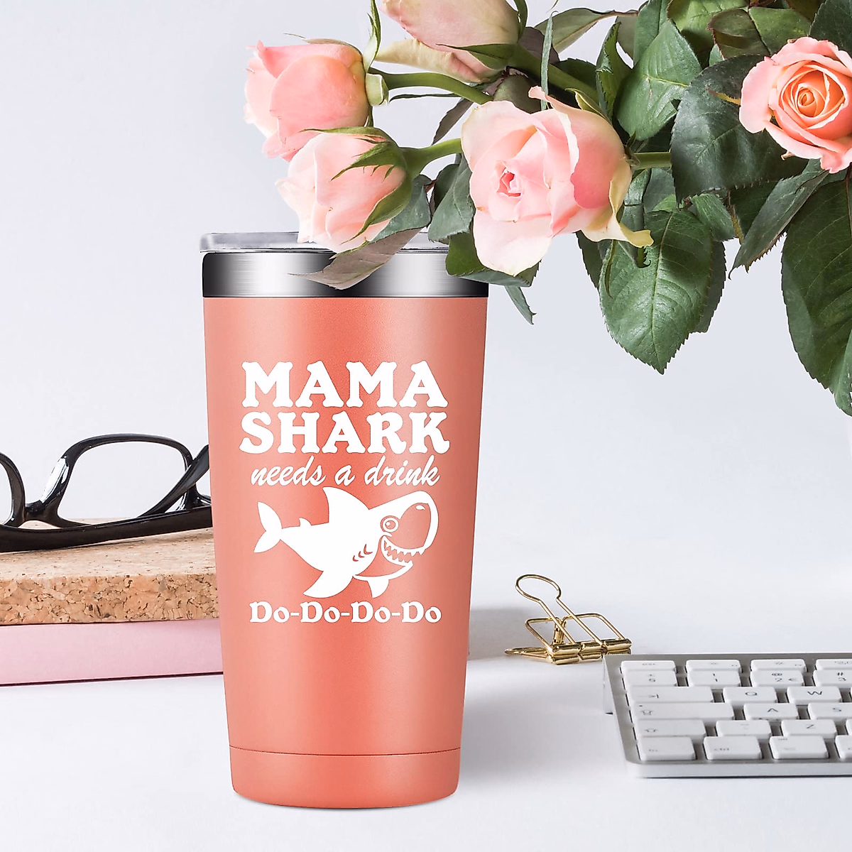 Fufendio Mothers Day Gifts for Mom from Daughter - Funny Best Mom Birthday Gifts from Son, Kids - Tumbler Mug Cup