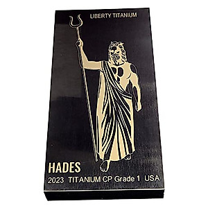 Hades 1 Pound Titanium Art Bar | Greek Gods