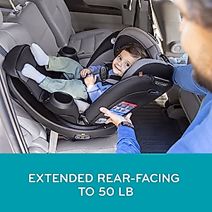 Evenflo Revolve360 Extend All-in-One Rotational Car Seat with Quick Clean Cover (Rowe Pink)