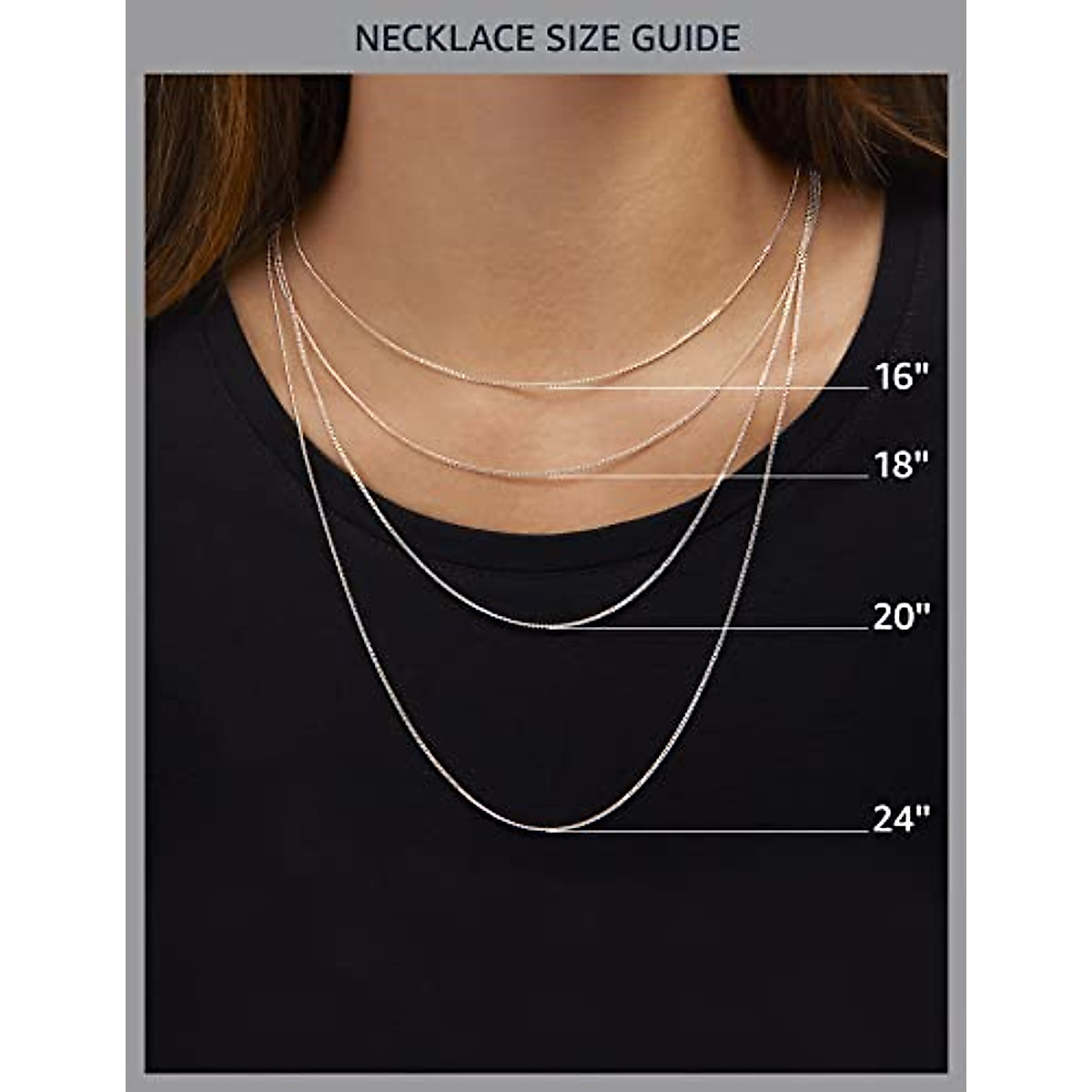 Amazon Essentials Sterling Silver Black and White Diamond Angel Wings Pendant Necklace (1/2 cttw), 18" (previously Amazon Collection)