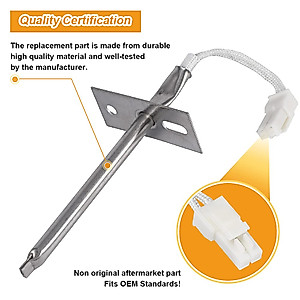 W10131825 Oven Temperature Sensor Replacement - Compatible for Whirlpool Maytag KitchenAid Ovens - Replaces 4455636 WPW10131825 WPW10131825VP PS11748765 AP6015486