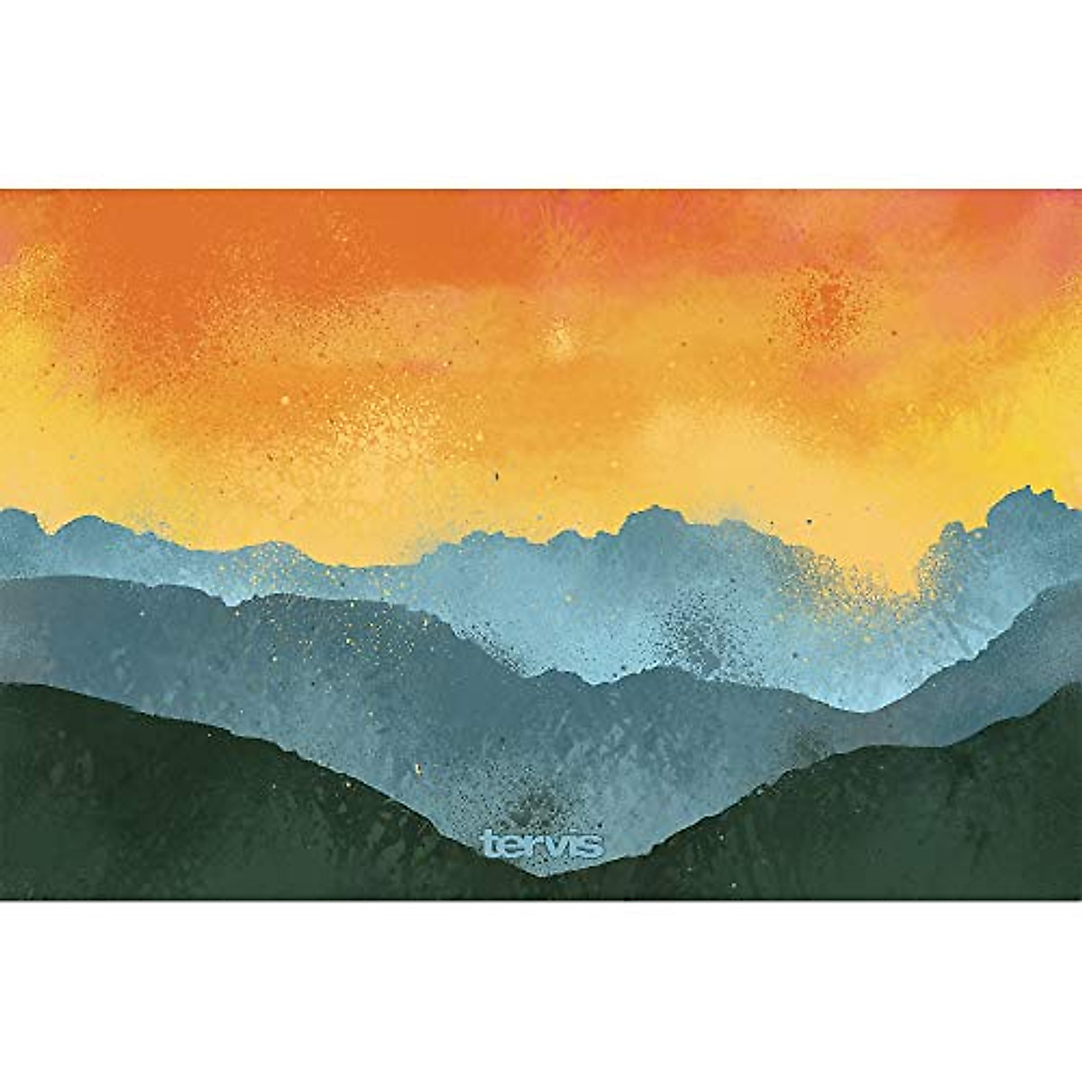 Tervis Ombre Outdoors Water, 32 oz Wide Mouth Bottle, Stainless Steel