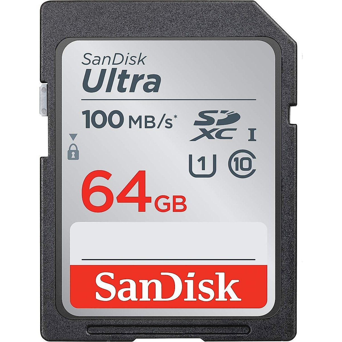 SanDisk 64GB Ultra SD Memory Card for Nikon Coolpix L340, B500, A10, L32, S7000, A300, P900, Camera UHS-I Class 10 (SDSDUNR-064G-GN6IN) Bundle with Everything But Stromboli Memory Card Reader