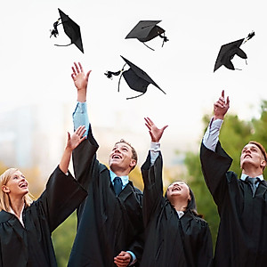 Roacasumy Graduation Cap Headband, 4 Pack - Upgrade Inside Graduation Cap Headband, Secures Your Graduation Cap and Hairstyle Plastic Material, Comfortable, Versatile Functionality, Firm & Stable