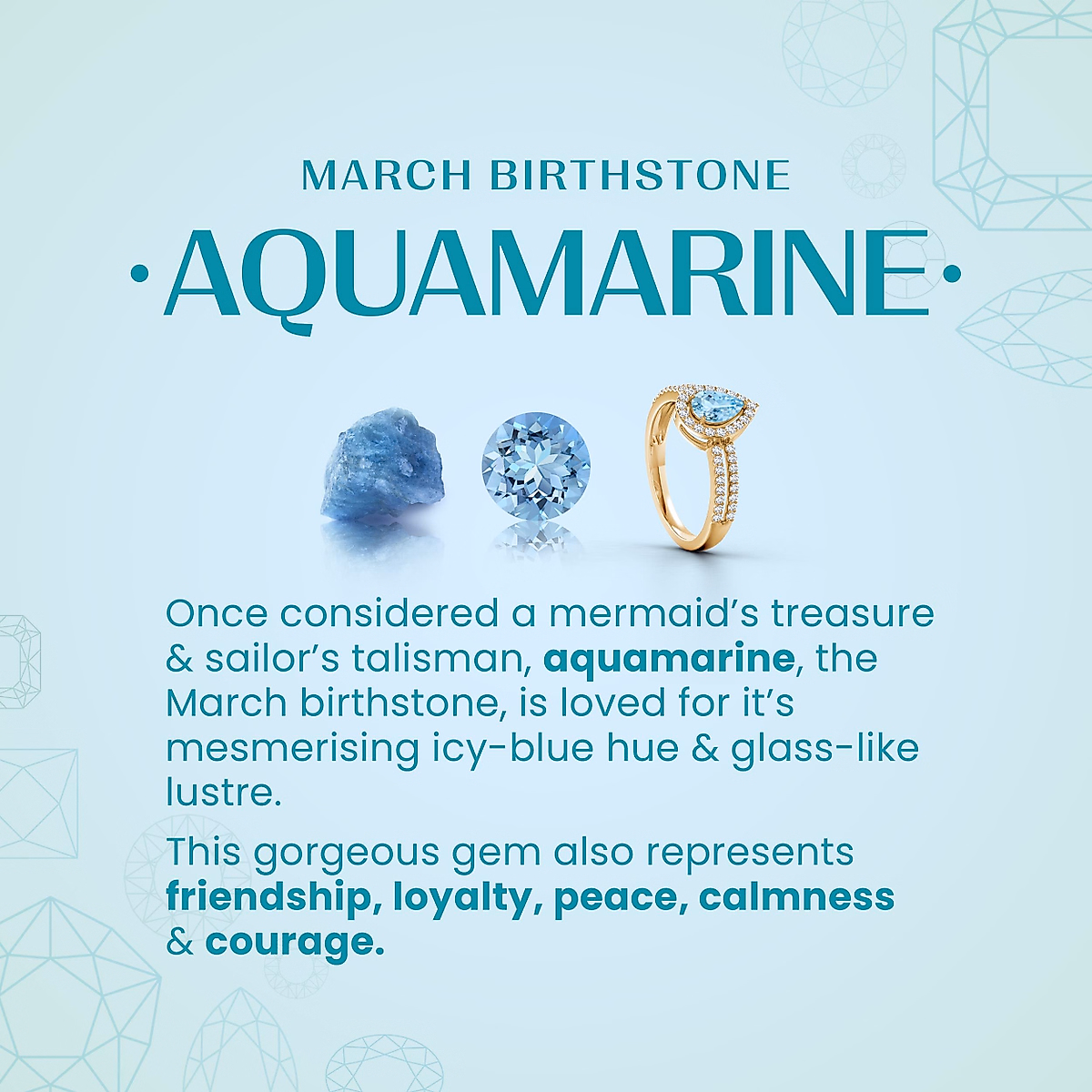 Bezel-Set Round Aquamarine Solitaire Pendant in Silver (5mm Aquamarine), Aquamarine