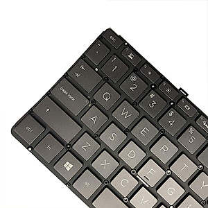Suyitai Replacement for HP Spectre X360 15-CH 15-ch011dx 15-CH011NR 15-ch075nr 15-CH012NR 15-ch004na 15-CH008CA 15-CH010CA Laptop Keyboard US Backlit No Frame CN:L30531-DH1 92.NEZBQ.J1N