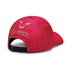 Mercedes AMG Petronas Formula One Team - 2023 Lewis Hamilton Driver Hat - Apple Red - Unisex - Size: One Size