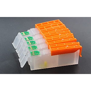 UPink 5 Colors PGI-250 CLI-251 Empty refillable Ink Cartridge Compatible for Canon MG5420 IP7220 MX722 MX922 MG5520 MG6420 MG5620 MG6620 MG5522 iX6800 iX6820 ip8720 MG7120 MG7520 MG6320 Printer