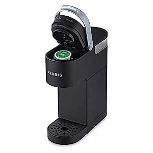 Keurig K-Mini Single Serve K-Cup Pod Coffee Maker (Black) Bundle with Cleaning Cups (5 Cups) - (2 Items)