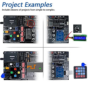 Freenove Projects Kit with Control Board V4 (Compatible with Arduino IDE), 238-Page Detailed Tutorials, 46 Projects, No Soldering, Simple Wiring
