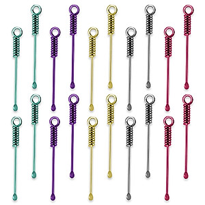 Prasacco 20 Pieces Tiny Spoon, Alloy Mini Spoon Tiny Shovel Spoon Portable Small Spoons Pendants Necklace Mini Shovel Spoon for Small Thing