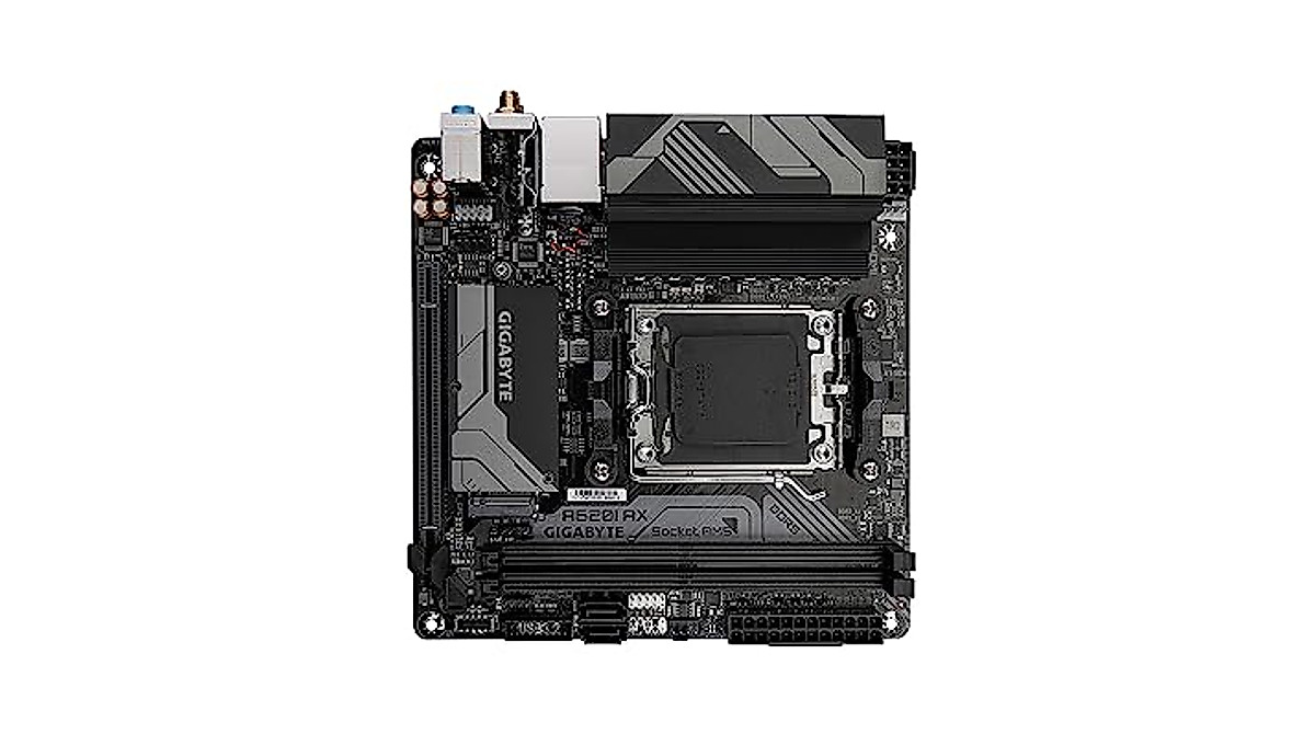 GIGABYTE A620I AX (AM5/ LGA 1718/ AMD/ A620/ Mini-ITX/ 5-Year Warranty/ DDR5/ Single M.2/ PCIe 4 ...