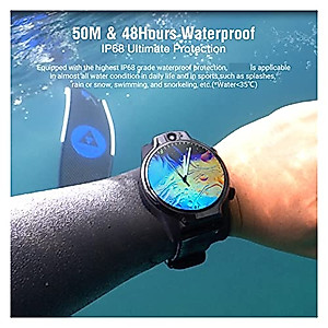 4G LTE Smart Watch Phone GPS 3GB 32GB ID Dual Camera 8MP WiFi Smartwatch Men IP68 Clock for Xiaomi