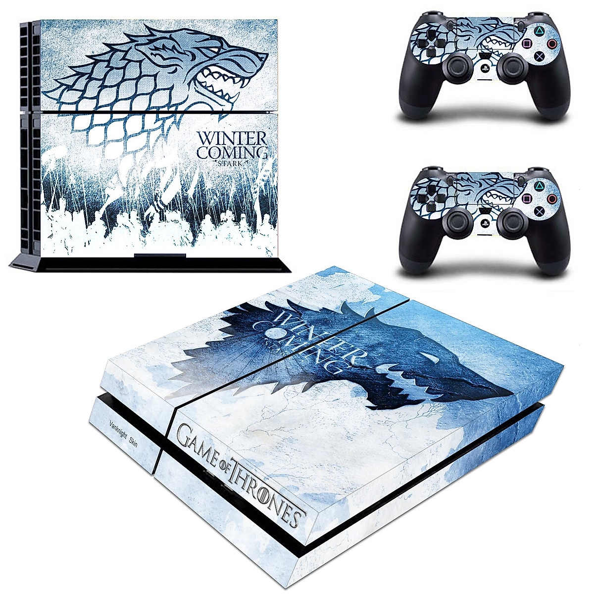 Vanknight Vinyl Decal Skin Stickers for PS4 Playstaion Controllers