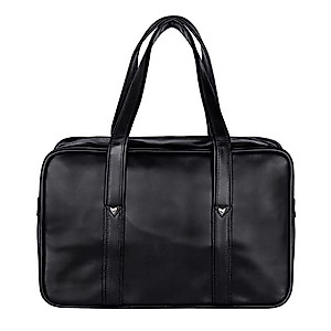 Roffatide Japanese JK Uniform Bag Heart Shape Window Ita Bag Girls Women Purse Cosplay Satchels for Lolita Comic Shoulder Bag